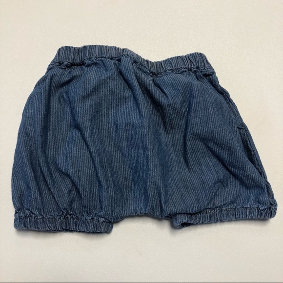 Zara | Bottoms | Zara Mini Denim Bubble Girls Shorts 36 Months | Poshmark
